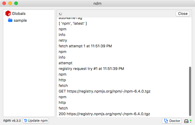 npmをGUIで管理するアプリケーション「ndm – npm desktop manager」 – Webrandum