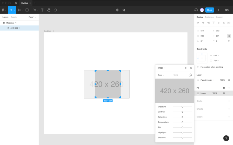 Figmaの画像周りの基本操作｜画像の追加方法や色補正、切り抜き方法まで – Webrandum