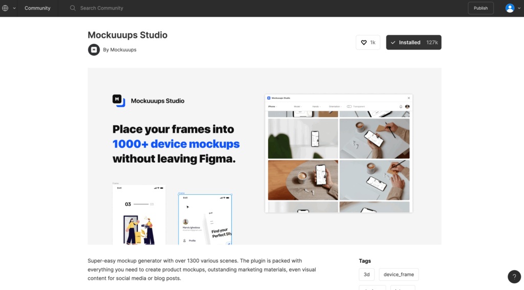 Figmaでモックアップをすばやく作成する「Mockuuups Studio」 – Webrandum