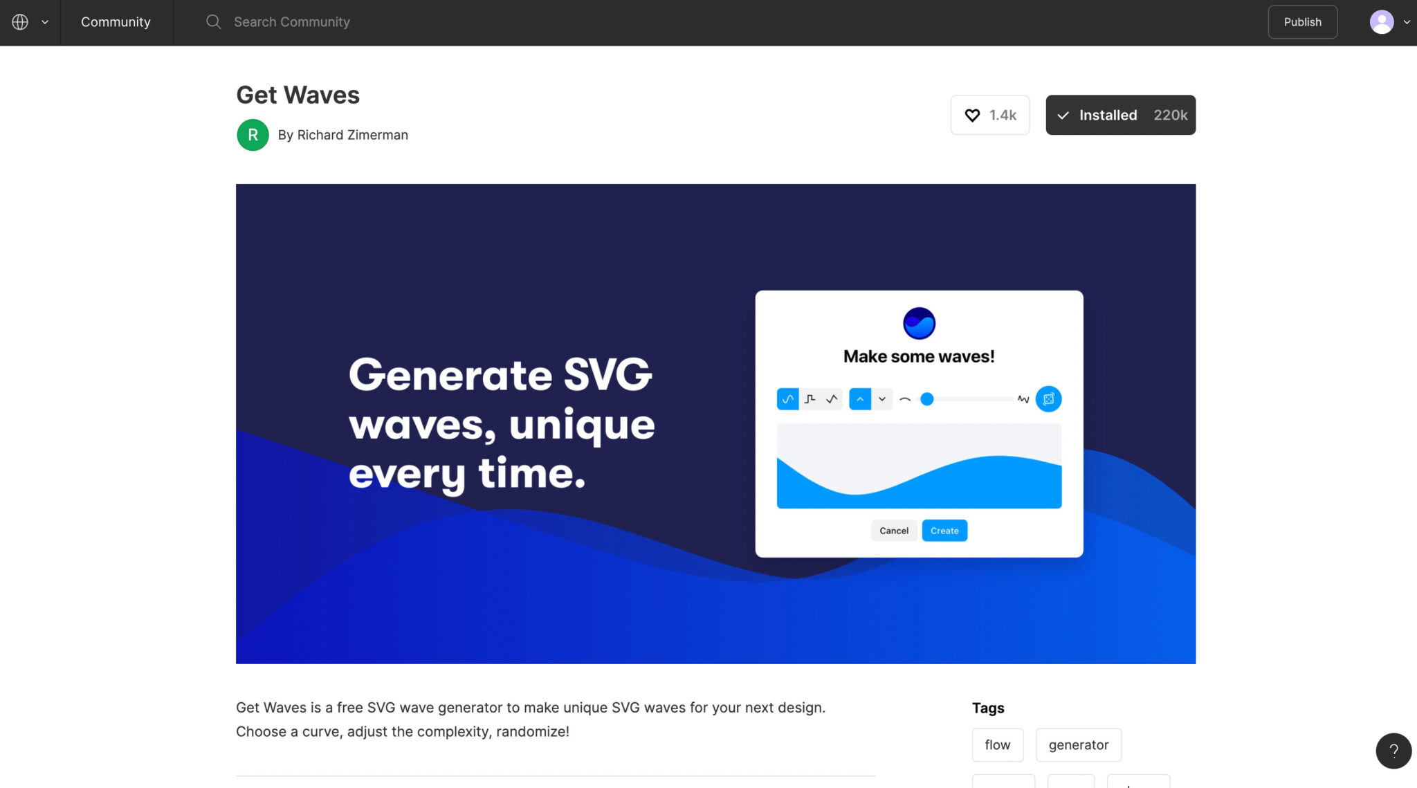 Figmaで簡単に波の素材を生成するプラグイン「Get Waves」 – Webrandum