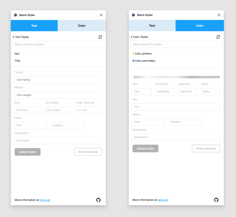 Figmaで使っている色やフォントなどを一括変更する「Batch Styler」 – Webrandum
