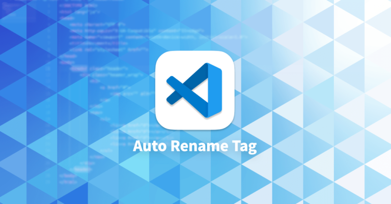 Visual Studio Code Auto Rename Tag 