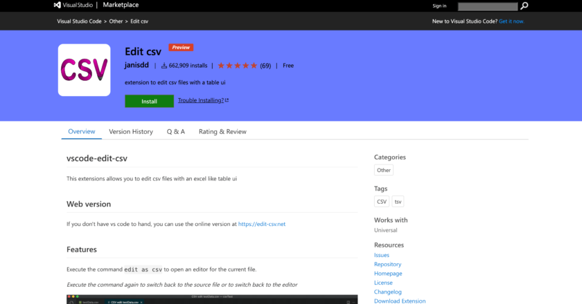 Visual Studio CodeでCSVの編集を見やすく行う拡張機能「Edit csv」 – Webrandum