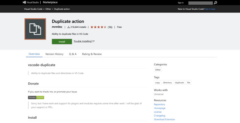 Visual Studio Codeのエクスプローラー上でファイル・フォルダの複製ができるようになる拡張機能「Duplicate action」 – Webrandum