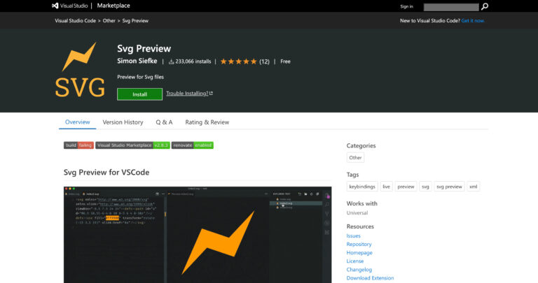 Visual Studio CodeでSVGをプレビューする拡張機能「SVG Preview」 – Webrandum