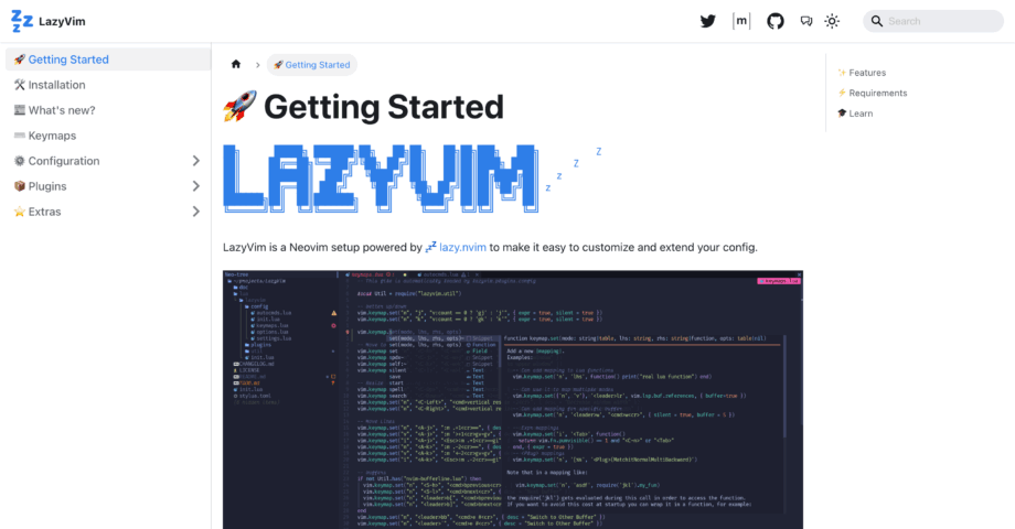 Neovimを使い始める最初の一歩として便利な「LazyVim」 – Webrandum
